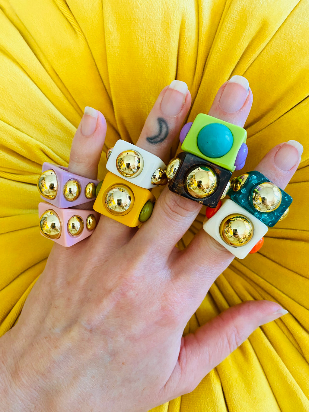 Lucite Rings – Coco Coquette