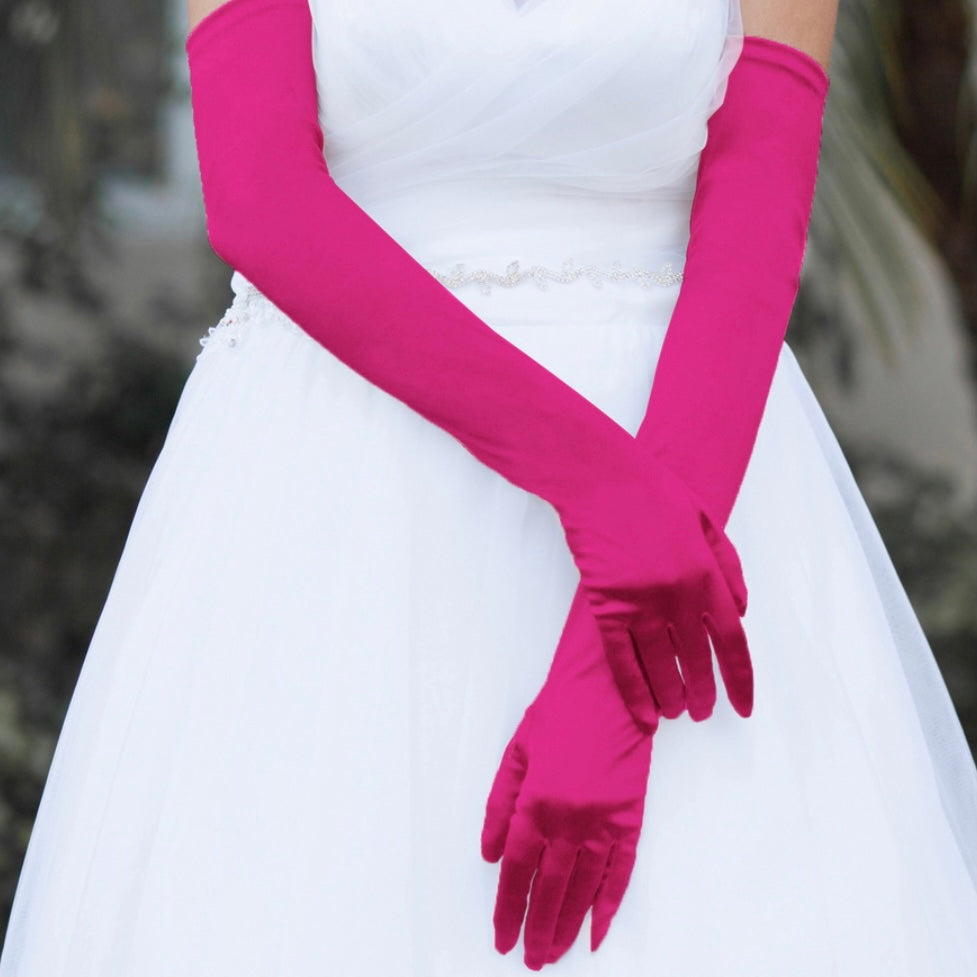 Gloves / Opera Length Satin – Coco Coquette