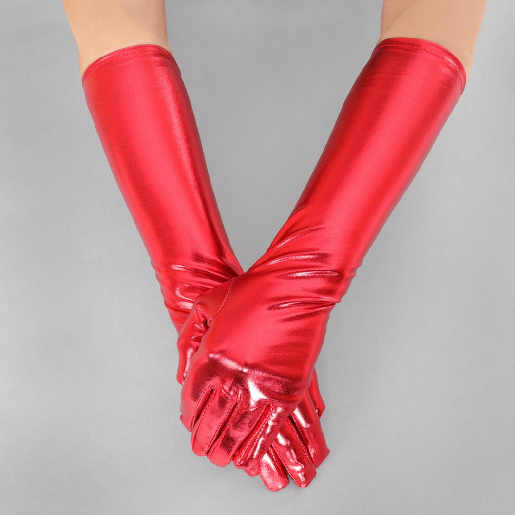 Gloves / Elbow Length Metallic – Coco Coquette