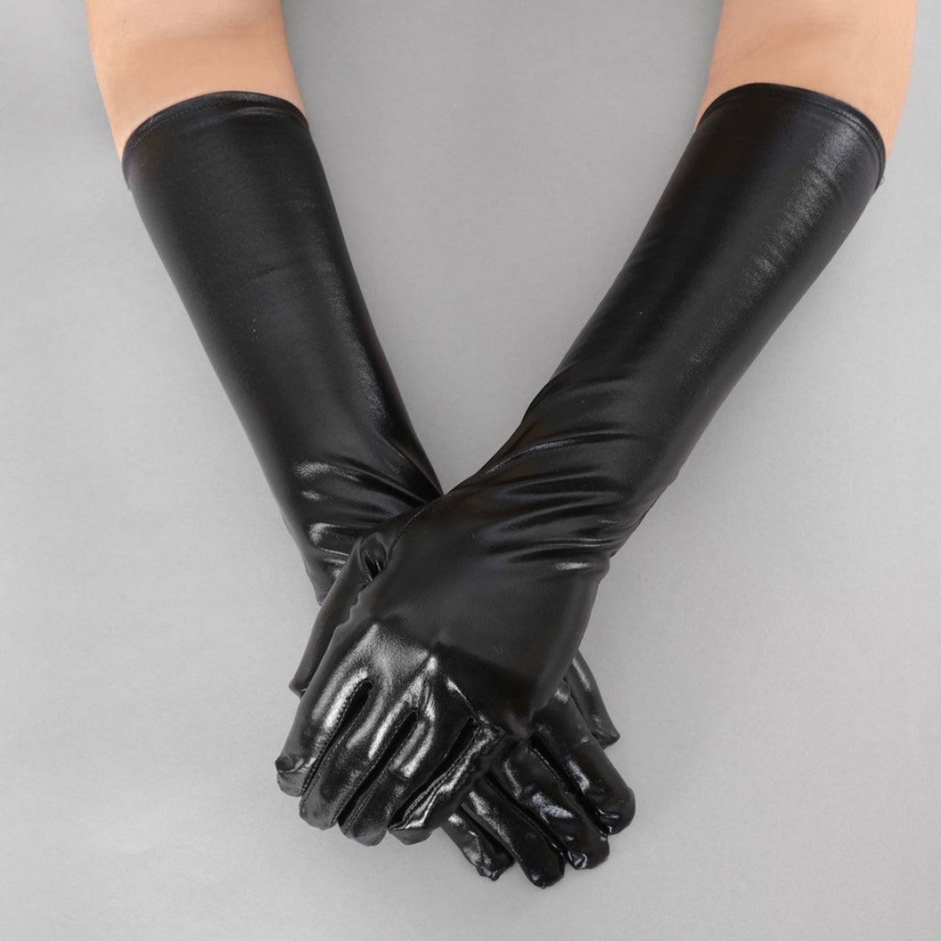 Gloves / Elbow Length Metallic – Coco Coquette